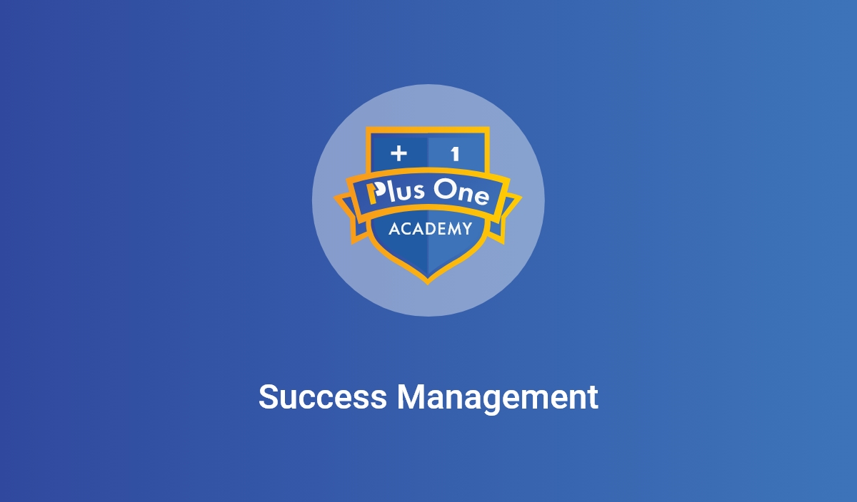 Success Management – PlusOne Academy